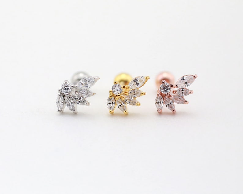 Flash Sale Wing Cartilage Earring Screw Back Earring Dainty - Etsy