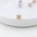 FLASH SALE CZ Snowflake Piercing Tiny Cartilage Dainty - Etsy