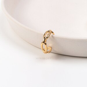 NEW! Double Layered Plain Ear Cuff, Gold Cuff, Non Pierced Cuff, Conch ...