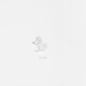 Hypoallergenic Clear Barbell, Clear Jelly Piercing, Cartilage Earring ...