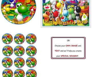 Yoshi cake topper | Etsy