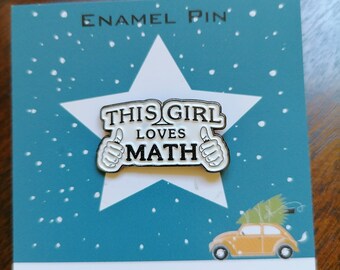 Math Enamel Pin | Etsy