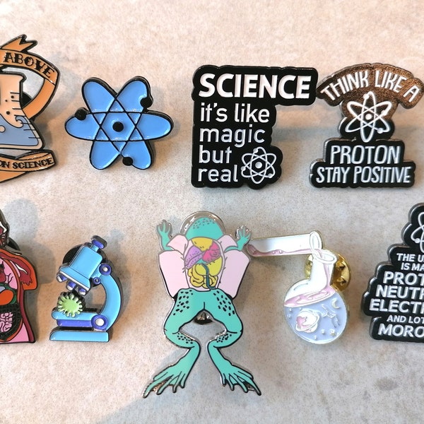 Science Enamel Pin - Etsy