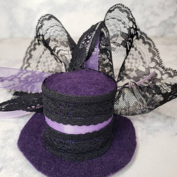 Purple Top Hat - Etsy