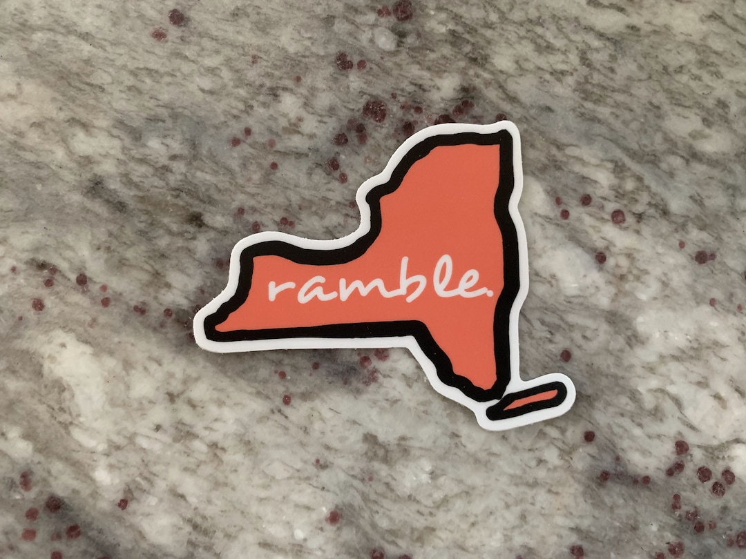 New York "ramble" Sticker - Etsy