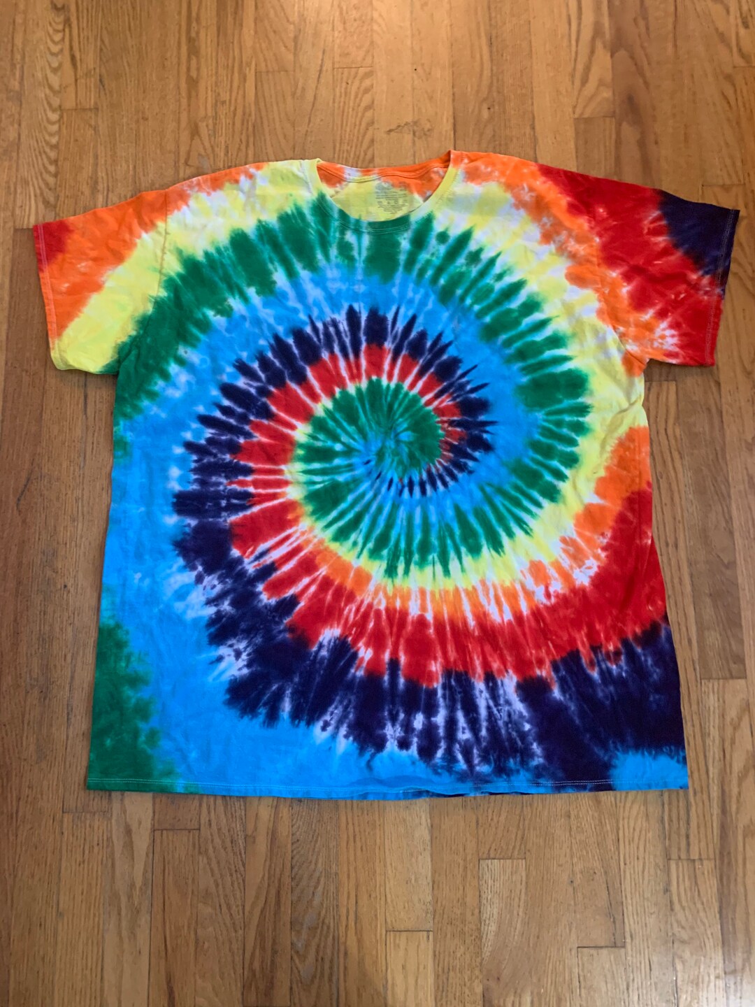 Kids Rainbow Spiral Tie Dye Shirt Tallas Kids 2T-3T 4T Small - Etsy España