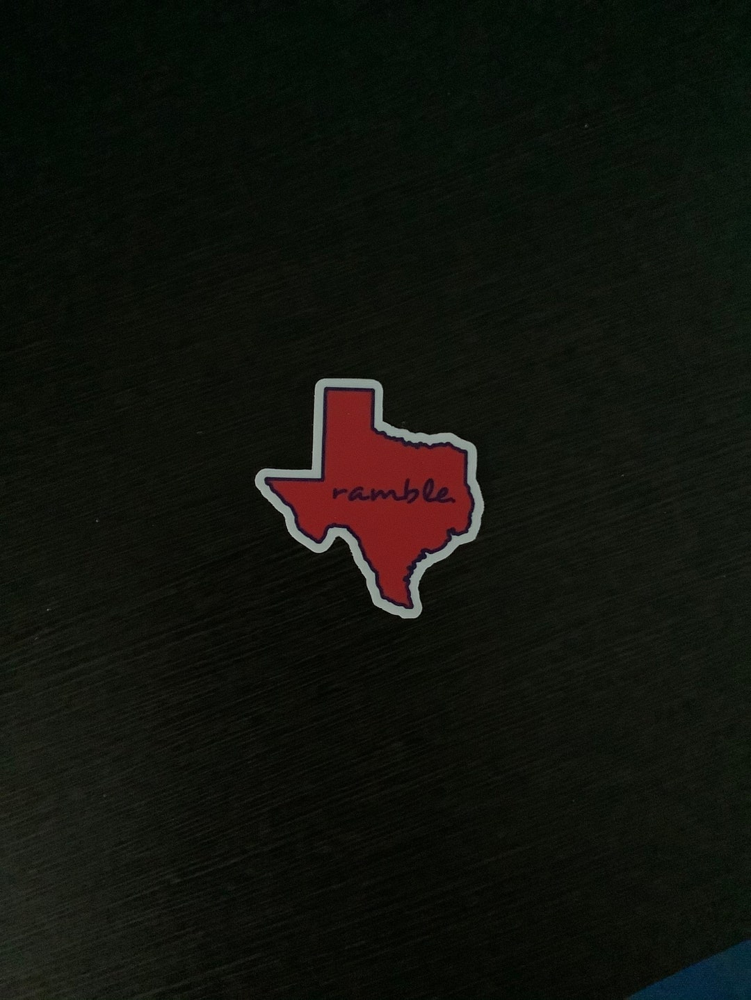 Texas "ramble" Sticker - Etsy