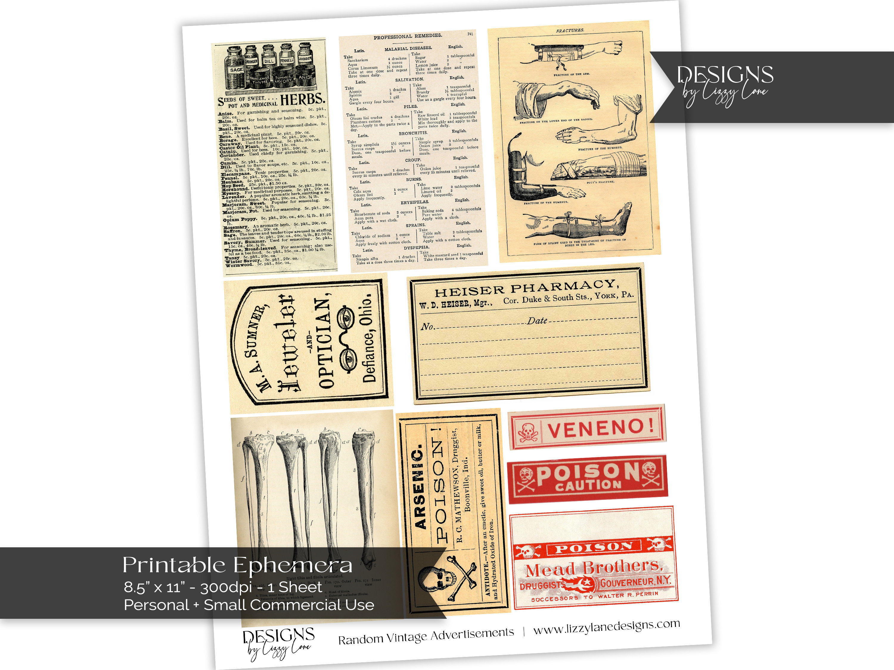 Vintage Medical Advertisements Printable Ephemera | Doctor, Bones ...