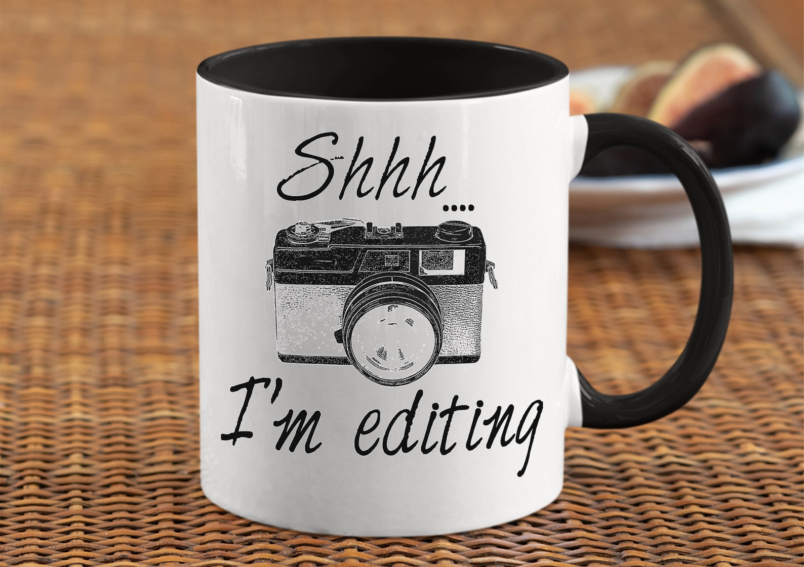 Photographer Mug - Shhh... I'm Editing Photographer Gifts for Women ...