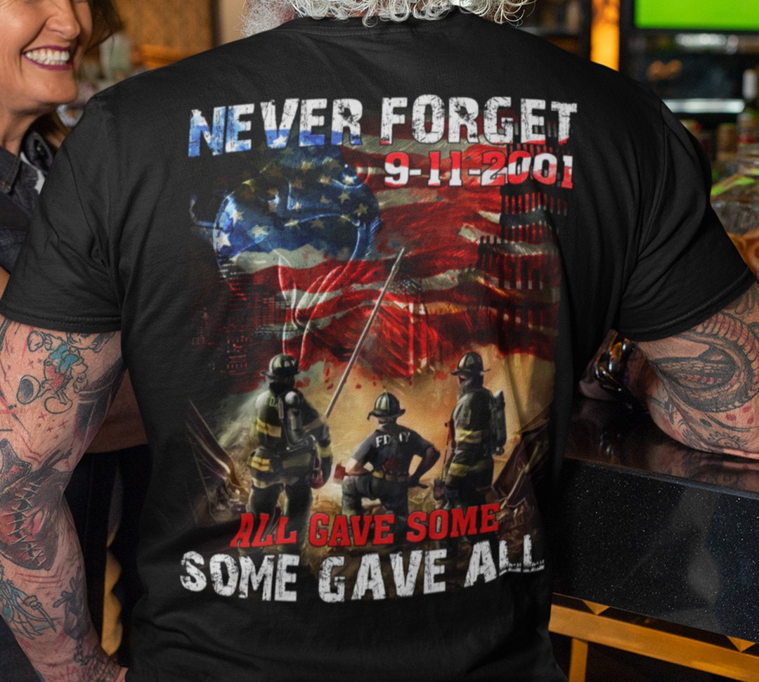 911 20th Anniversary Tee, 9-11 Memorial Day Shirt, Never Forget Twin ...