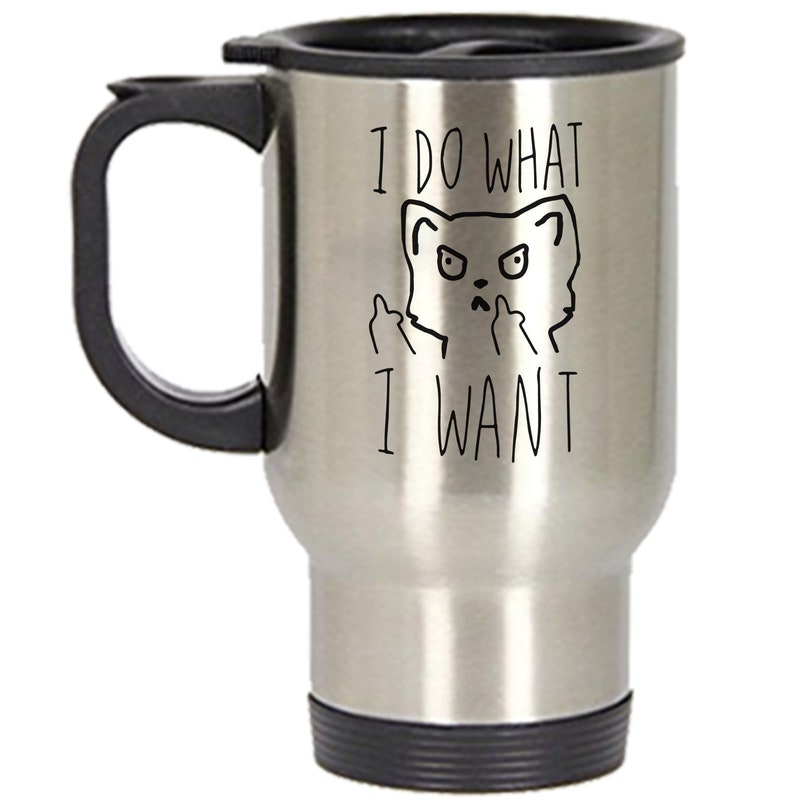 Middle Finger Cat - Etsy