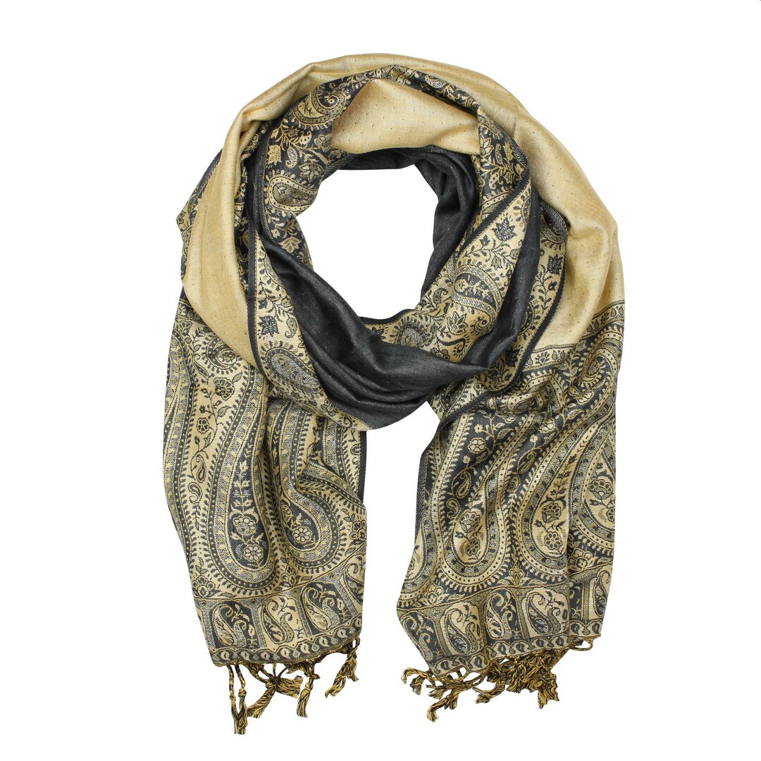 Bufanda estilo pashmina patrón 22 190 x 70 cm bufanda étnica boho ...