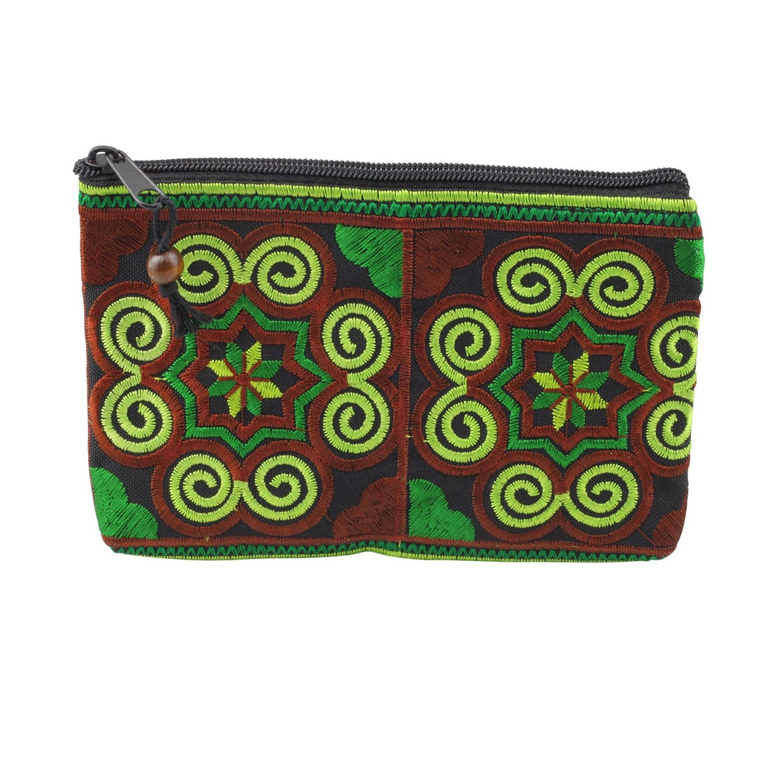 Ethno Coin Purse Zippered Bag With Hmong Pattern Pattern 07 Wallet - Etsy