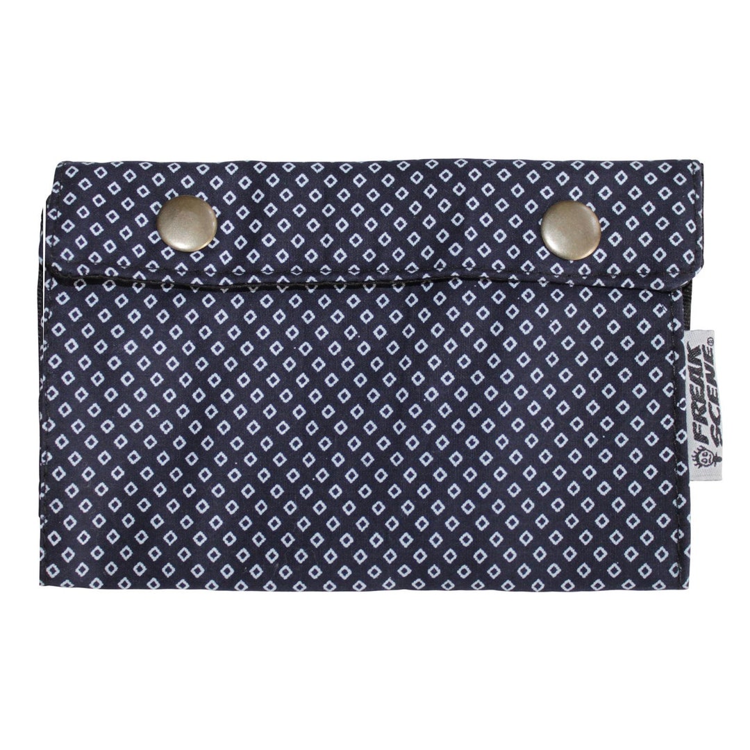 Bolsa para tabaco azul blanco estampado de rombos - Etsy España