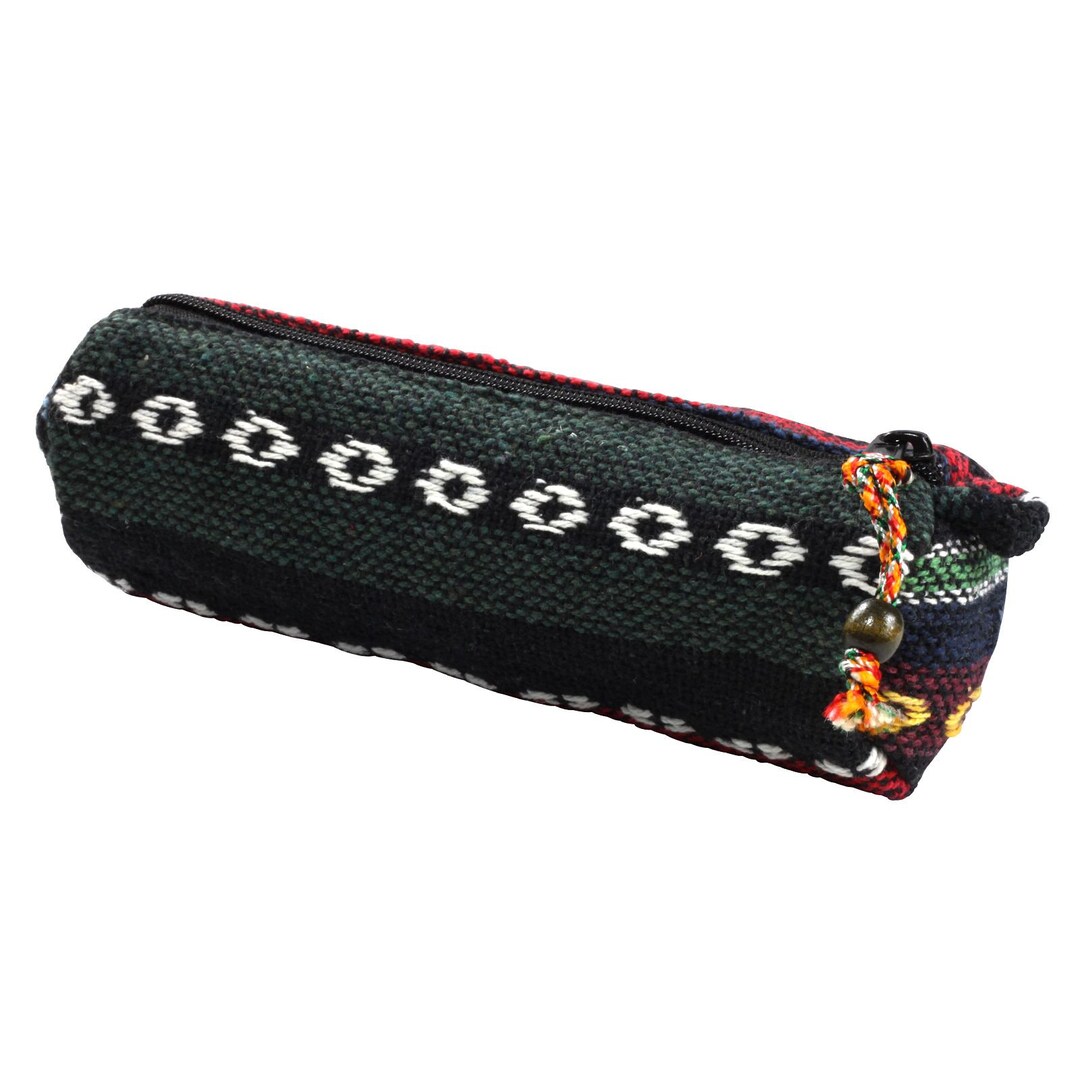 Ethno Pencil Case - Round Pencil Case 20 X 7 Cm - Pattern 13 - Pencil ...