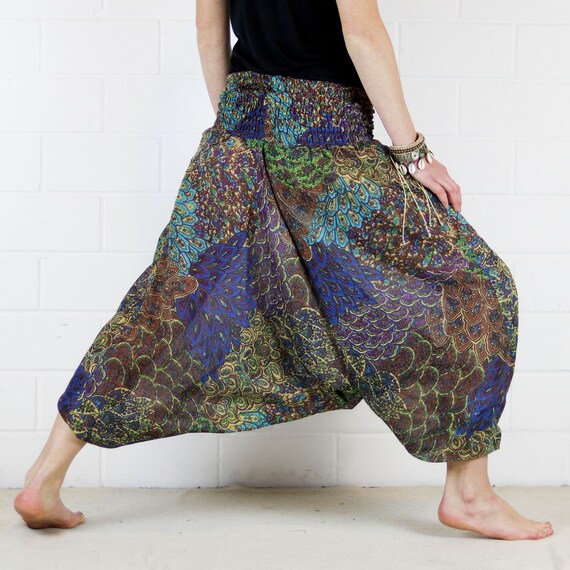 Goa Pants Pump Pants Floral Pattern - Etsy