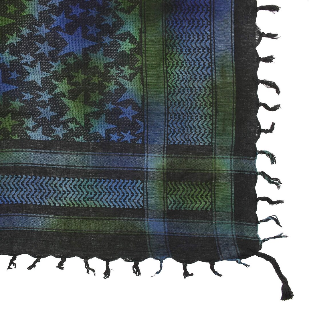 Pali Cloth Stars Large & Small Black Tie Dye-batik-colorful 02 Kufiya ...