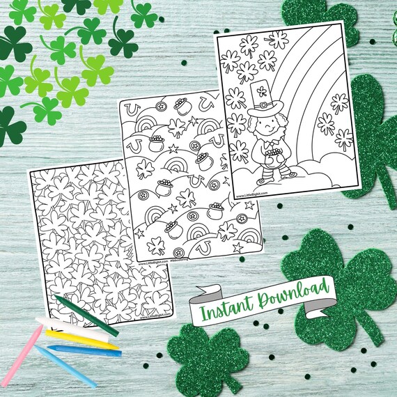 Leprechaun Printable Coloring Pages - Mom. Wife. Busy Life.