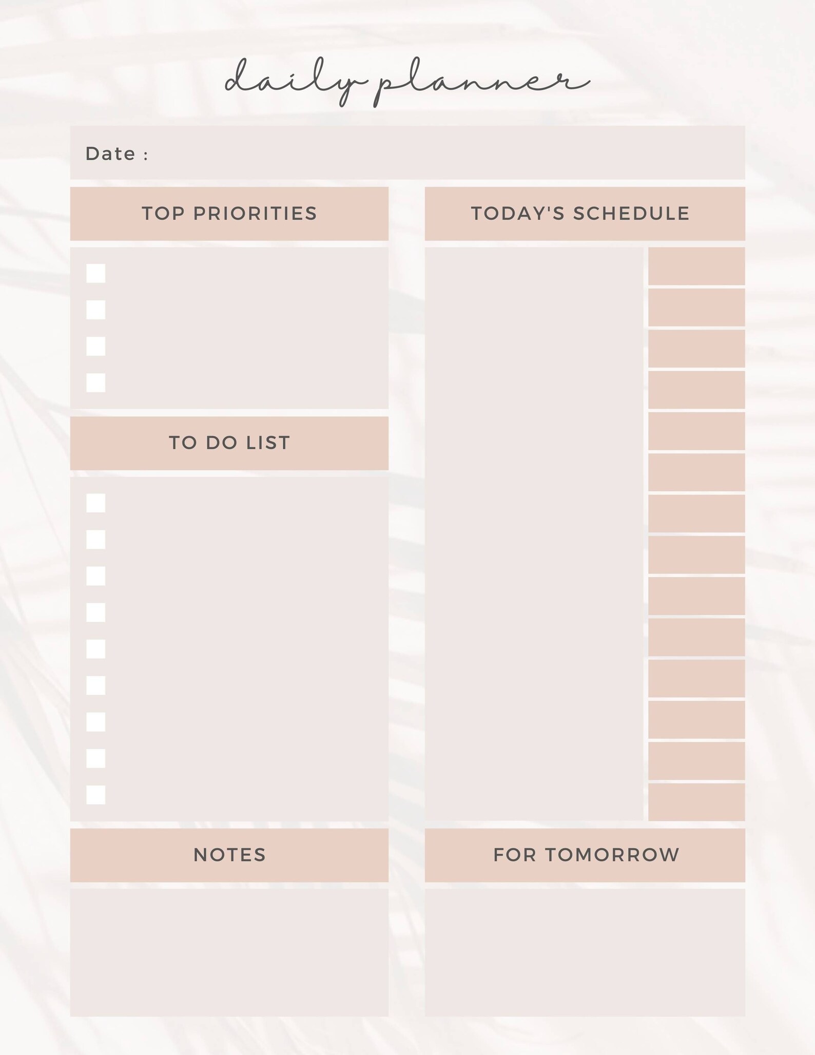 Digital Daily Planner Goodnotes Planner Printable Planner Minimalist ...