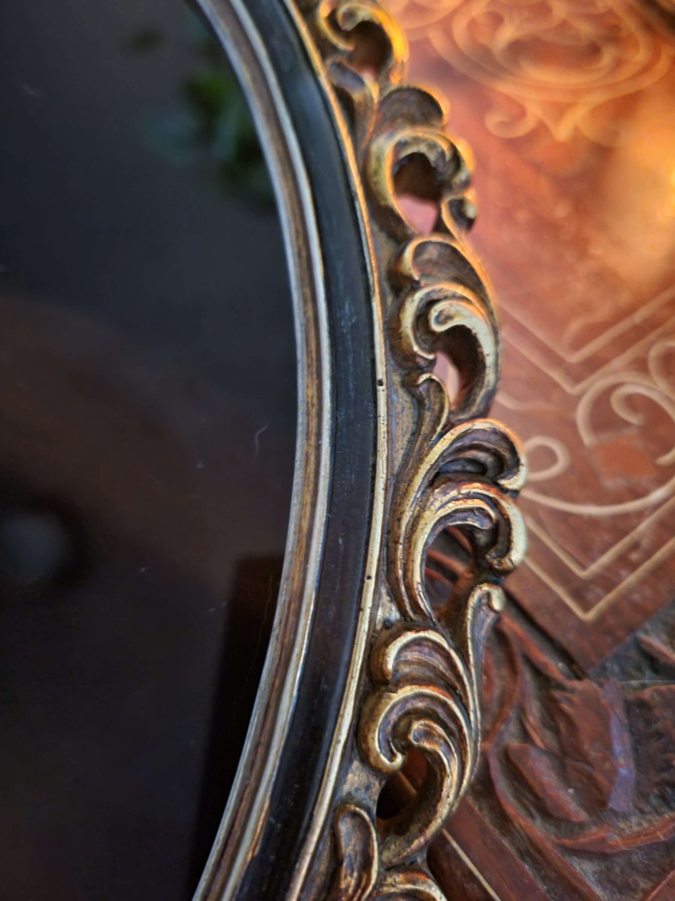 Victorian Black Scrying Mirror 8x10 - Etsy