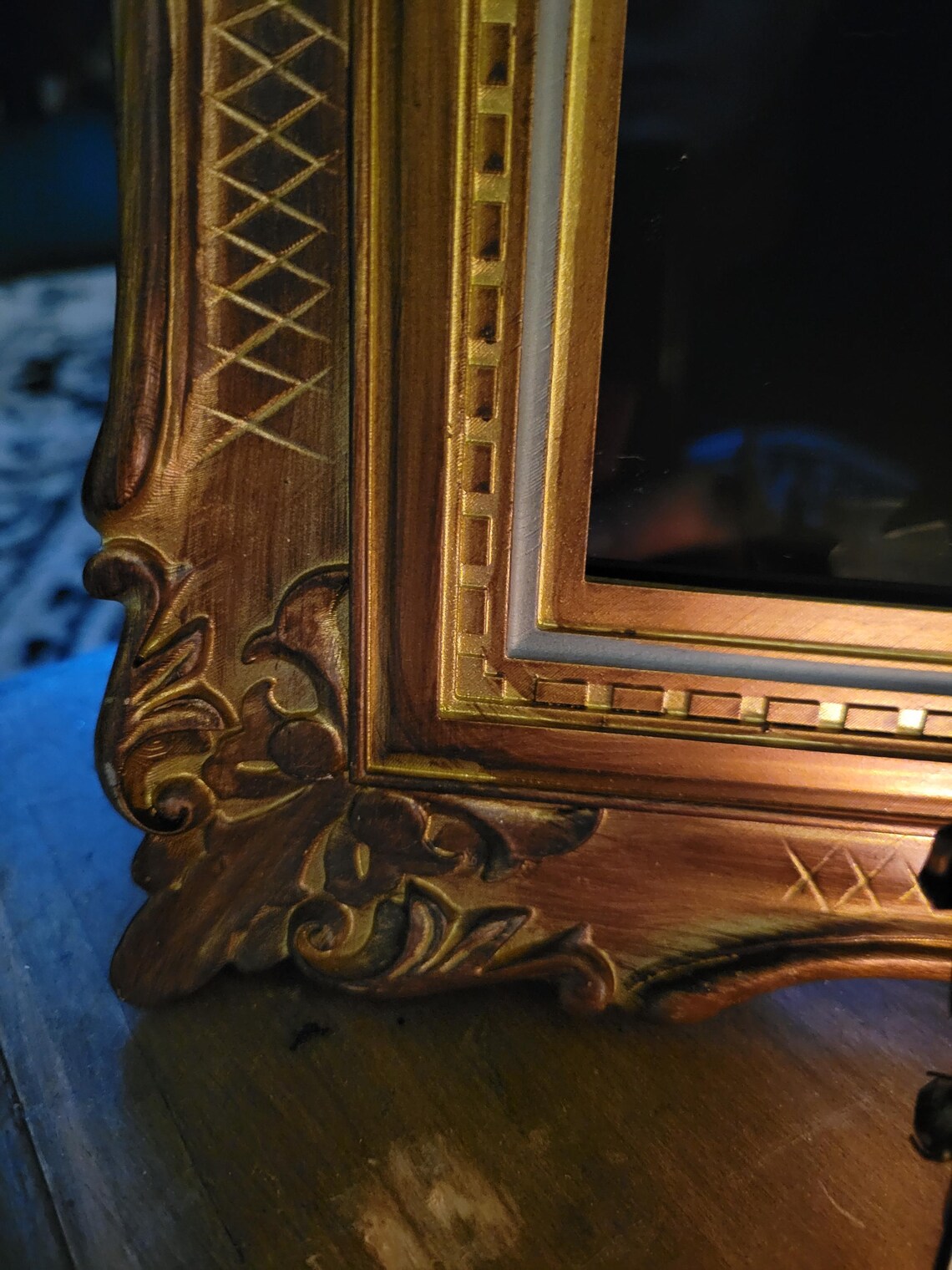 8x10 Scrying Mirror Vintage Frame - Etsy