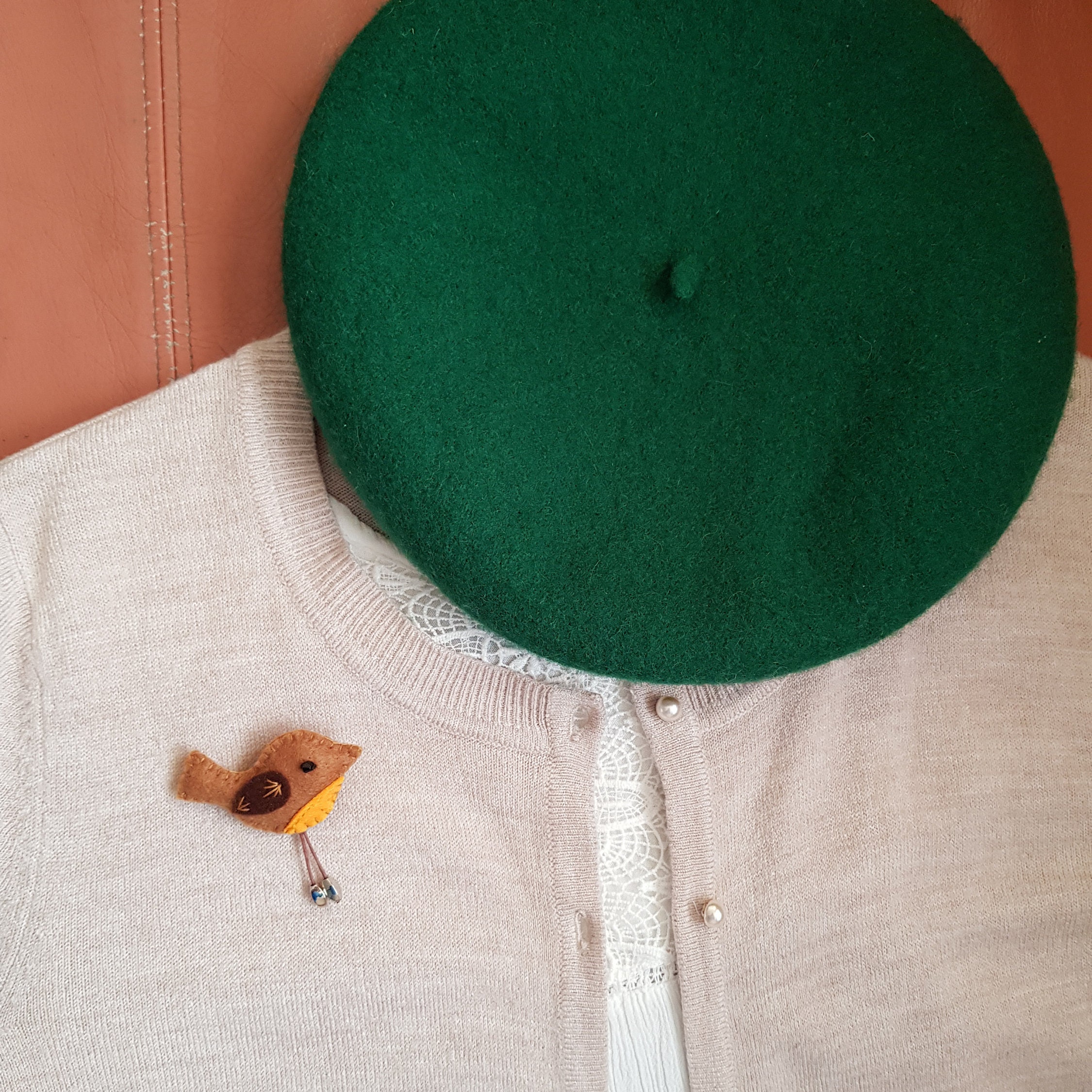 Handmade Felt Robin Brooch Felt Robin Badge Felt Robin Pin | Etsy