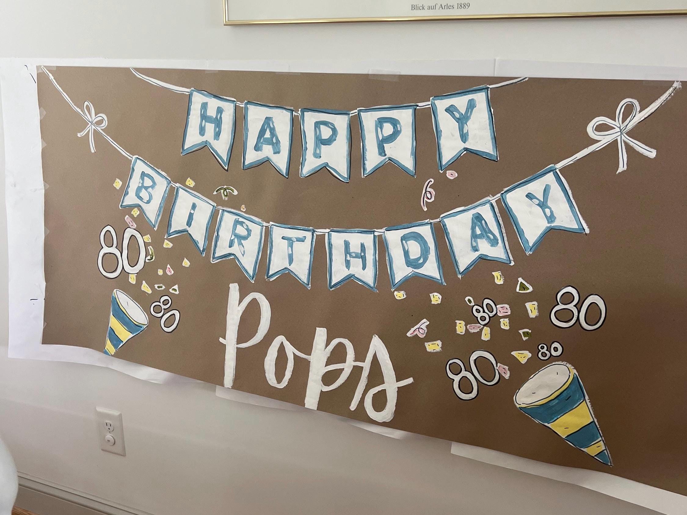 Custom Party Banner, Hand Painted Custom Party Banner, Hand Painted ...