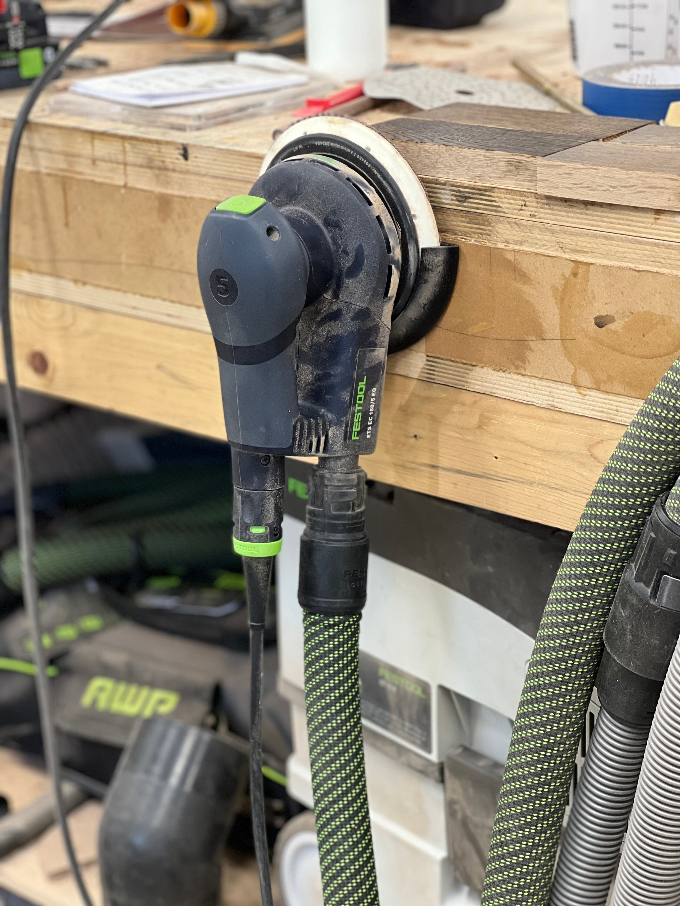 6” & 5” Inch Sander Holder | 150mm / 125mm | Hanger | Festool | Mirka ...