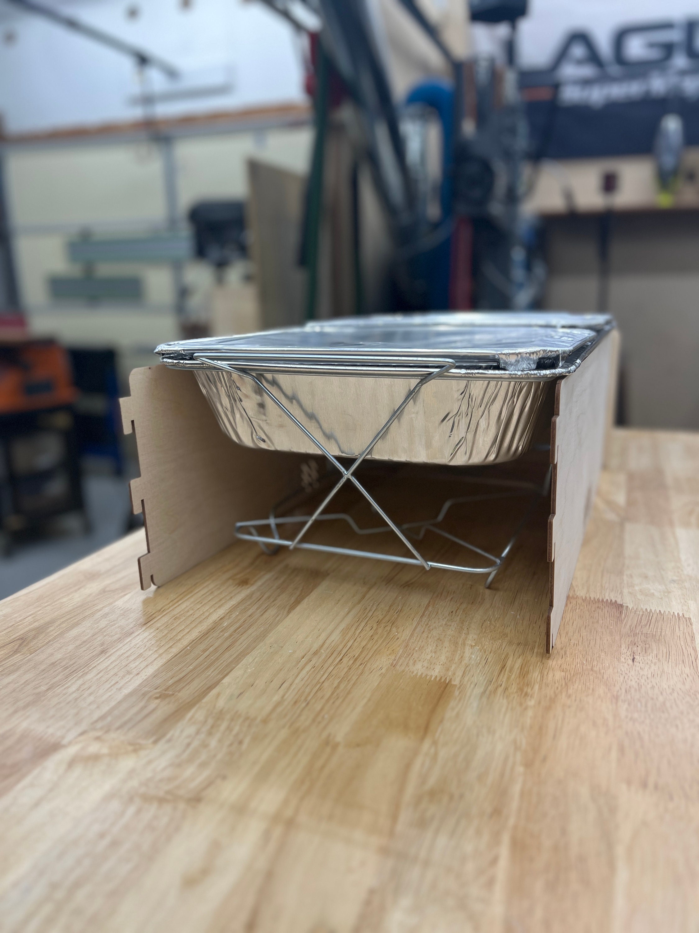 Outdoor Wind Screen for Chafing Dishes / Serving Trays | Flat Pack for ...