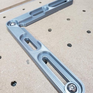 CNC Spoilboard Corner Clamp and Rails Fence Set | Adjustable | Probe ...