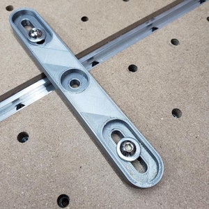 CNC Spoilboard Corner Clamp and Rails Fence Set | Adjustable | Probe ...