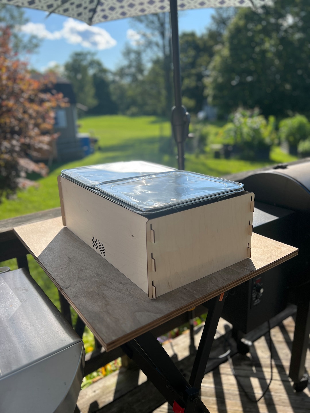 Outdoor Wind Screen for Chafing Dishes / Serving Trays | Flat Pack for ...