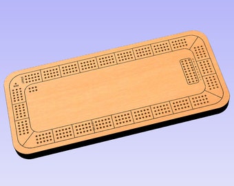 Cribbage Board Svg - Etsy