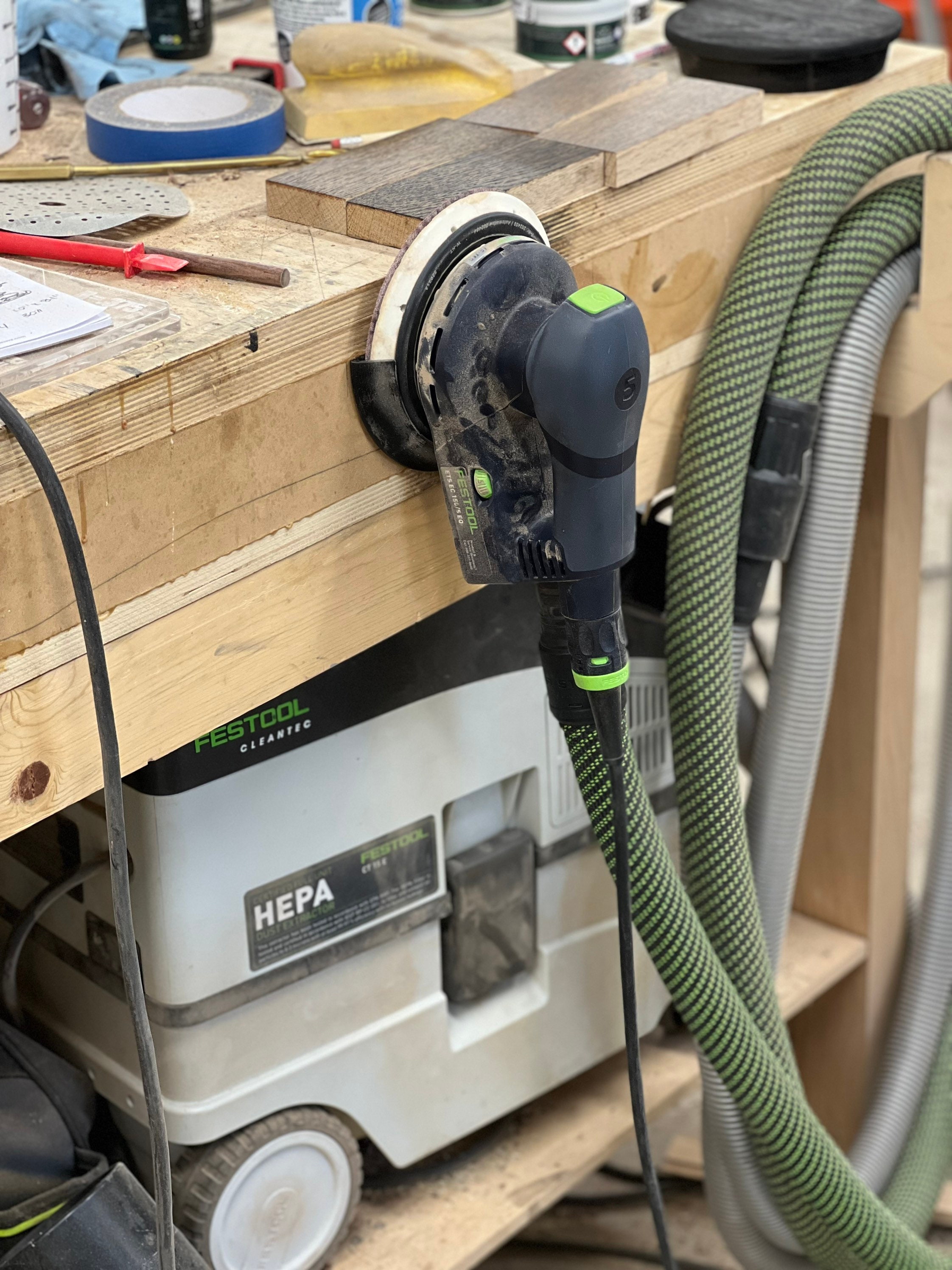 6” & 5” Inch Sander Holder | 150mm / 125mm | Hanger | Festool | Mirka ...