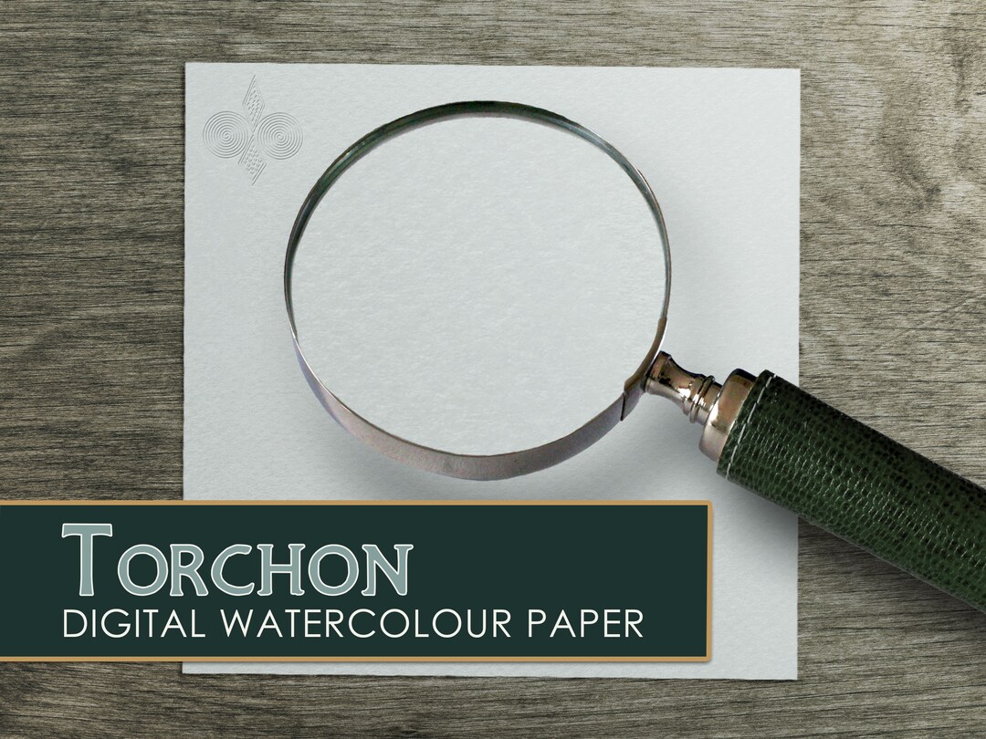 Seamless Digital Watercolor Paper "torchon" High-resolution Printable ...