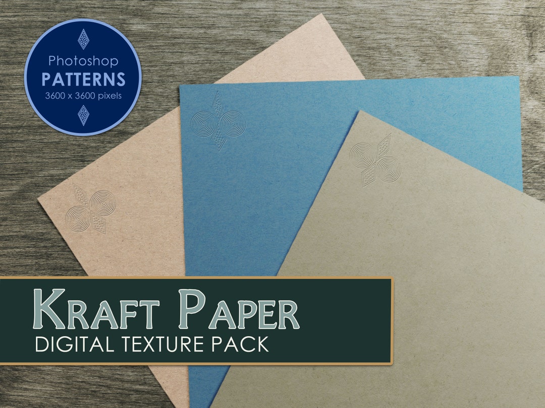 Digital Kraft Paper Pack (seamless Photoshop Patterns) | High ...