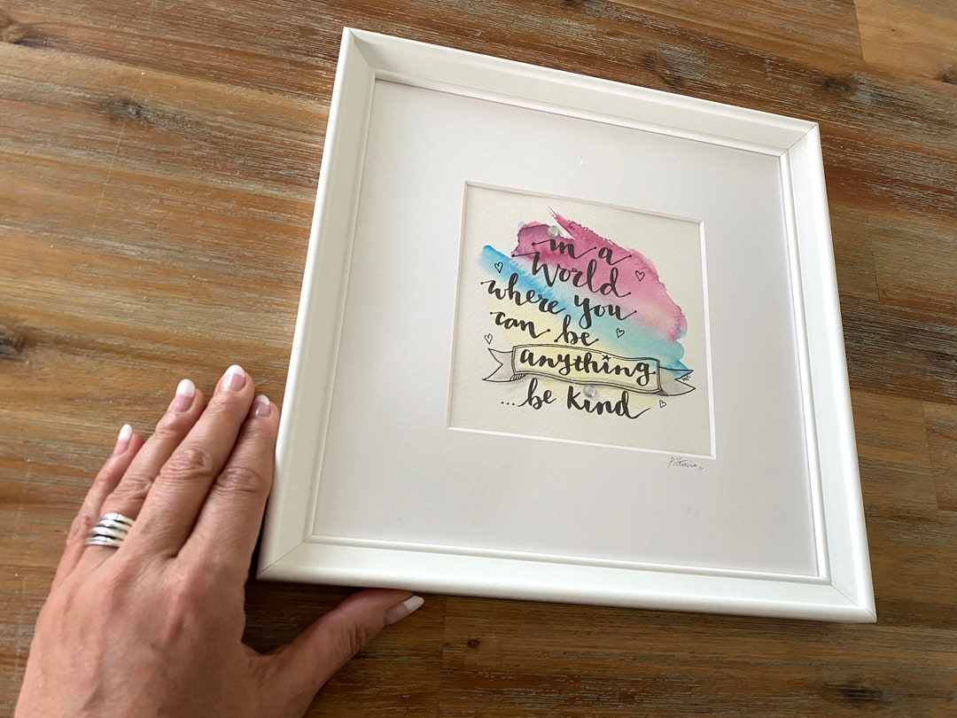 Calligraphy Art Mindful Quote Affirmation Mindful Art - Etsy
