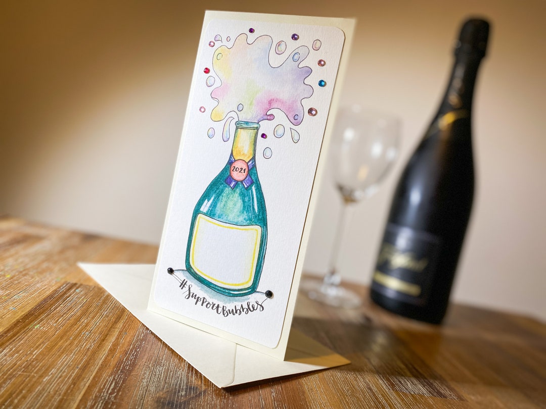 Prosecco Lover Birthday Card PERSONALISED Personalised Prosecco Card ...