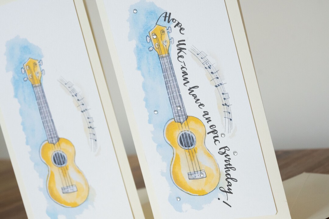 Personalised Ukulele Card - Uke Player - Uke Fan - Ukulele Card - Dad ...