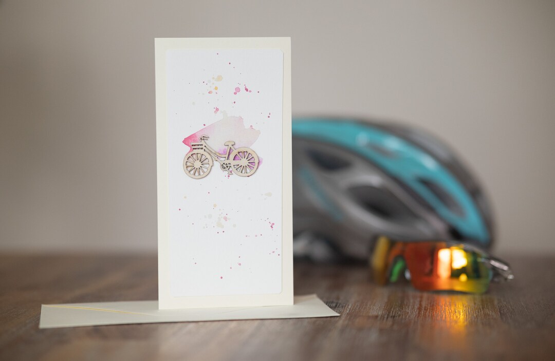 Personalised Bike Card Cycling Fan Cyclist Card Mum Sister Friend ...