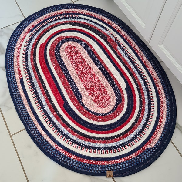 Red and White Farmhouse Rugs - Etsy