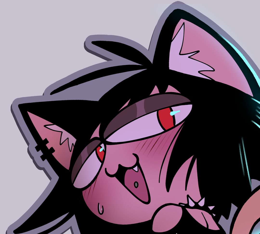 18+ Goth Neco-arc Jiggle - 3" NSFW Matte Vinyl Sticker - Etsy