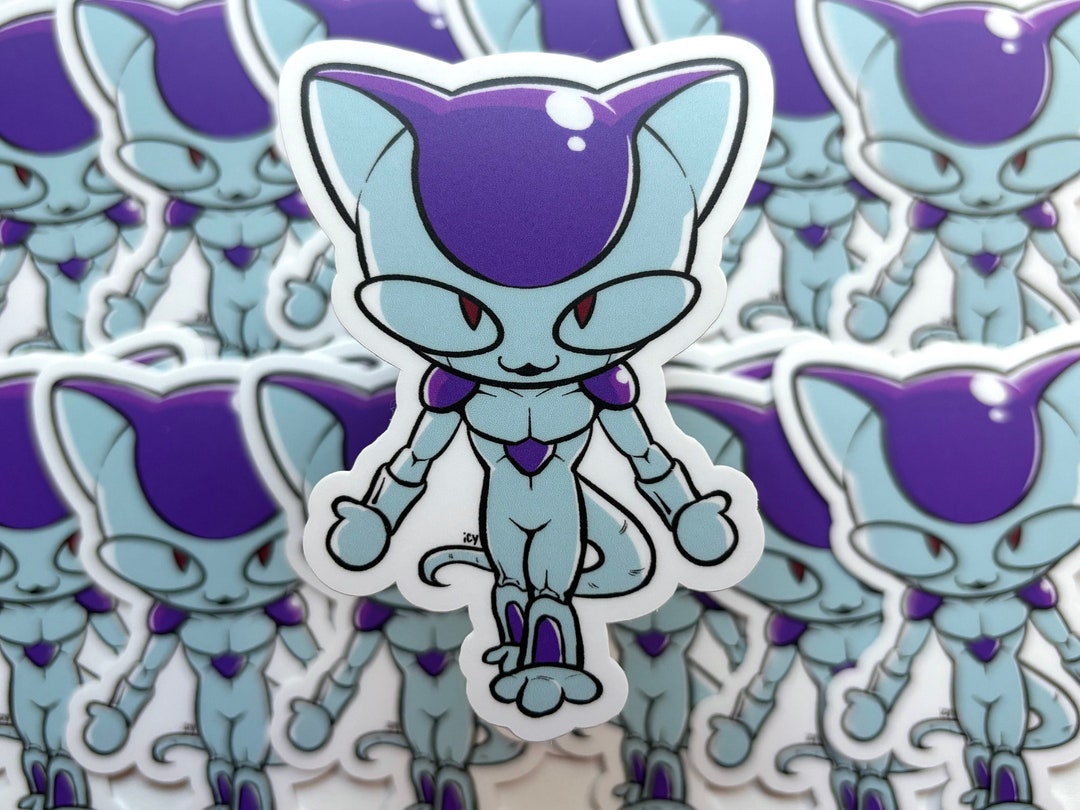 Neko Frieza Sticker - 3" Matte Vinyl Sticker - Etsy