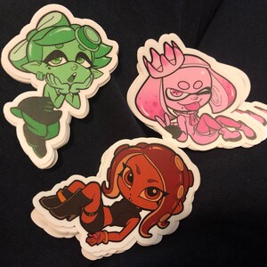 Splatoon Stickers - 3" Vinyl Stickers, Die-cut Stickers, Matte Stickers ...