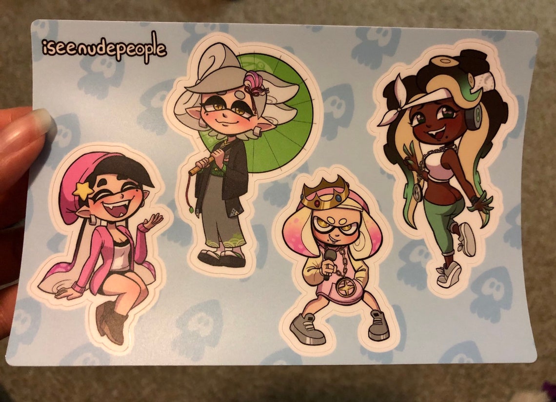 Splatoon 2 Stickers 4x6 Kiss Cut Sticker Sheet - Etsy