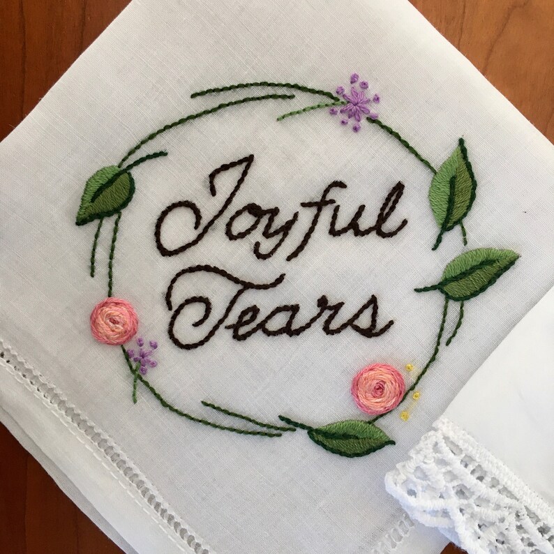 Joyful Tears - Hand Embroidery Pattern - Digital Download - Etsy