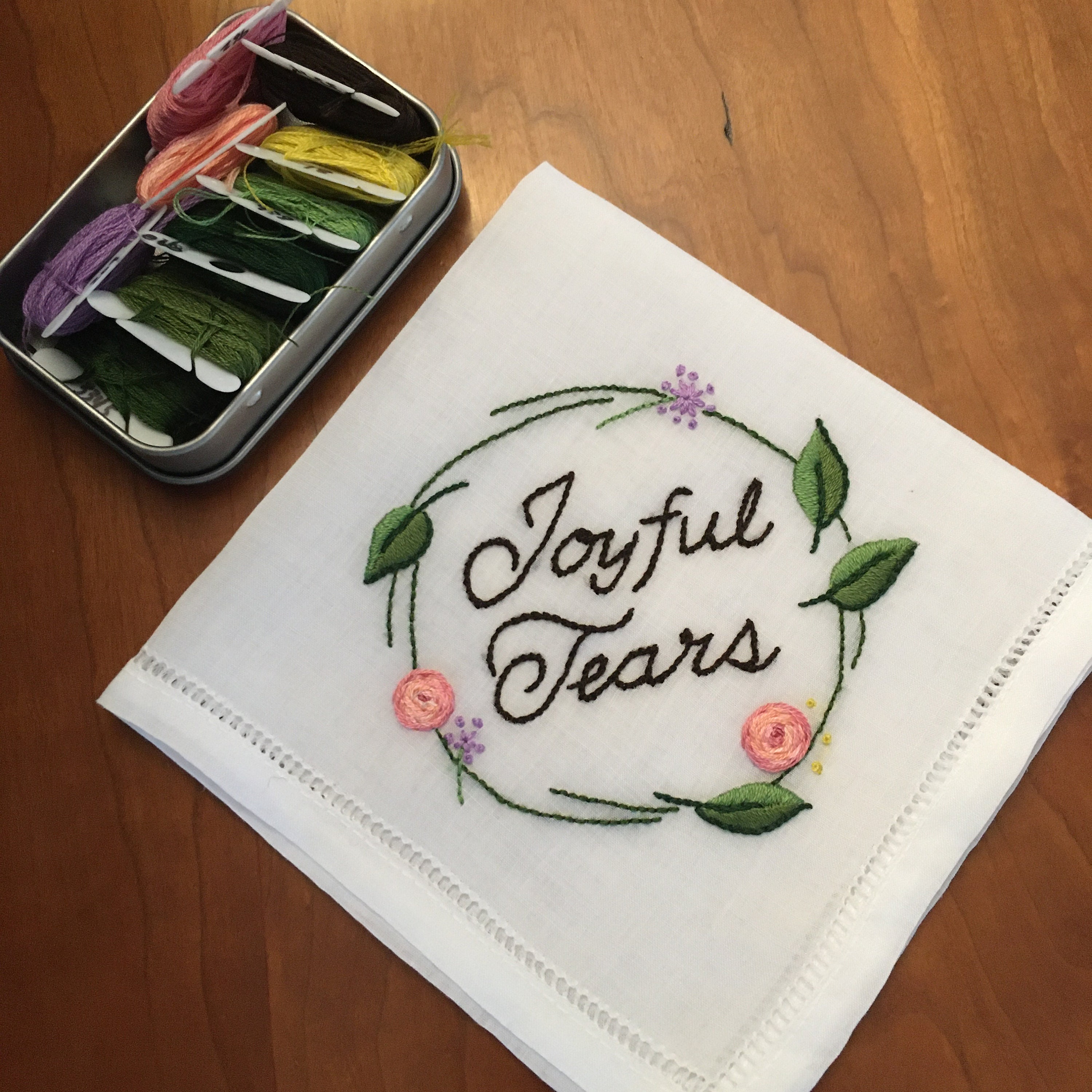 Joyful Tears - Hand Embroidery Pattern - Digital Download - Etsy