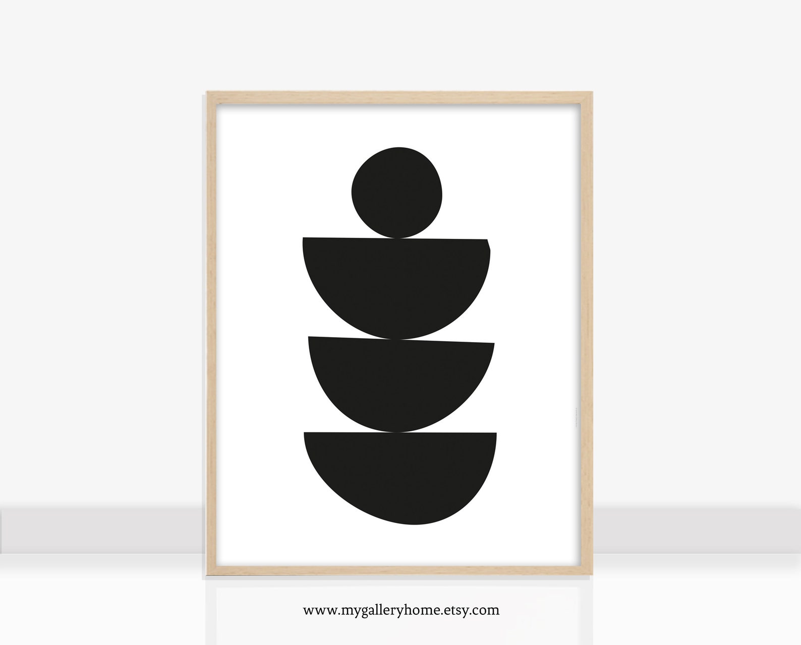 Black Abstract Shapes | Printable Abstract Art | Modern Wall Art | Home ...