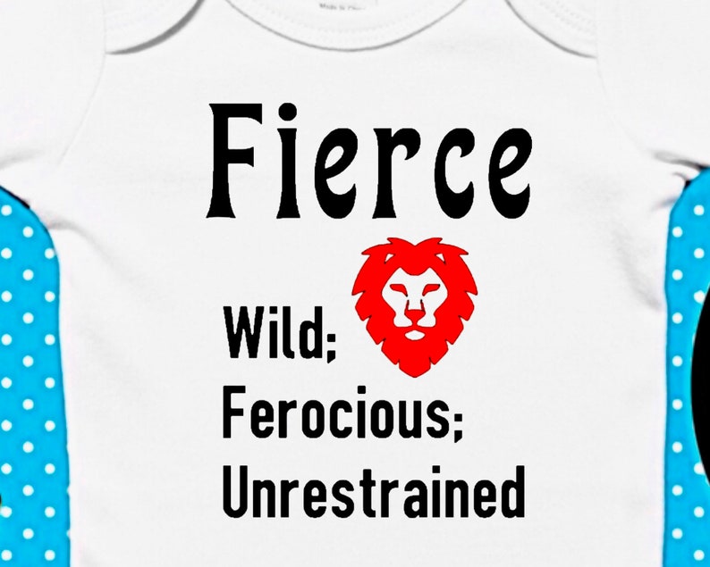 Fierce Definition Fierce Baby Bodysuit Pregnancy - Etsy