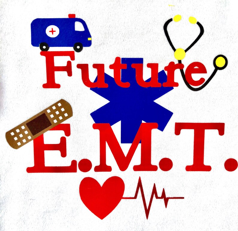 Future EMT Baby Bodysuit Ambulance Baby Paramedic Onesie | Etsy